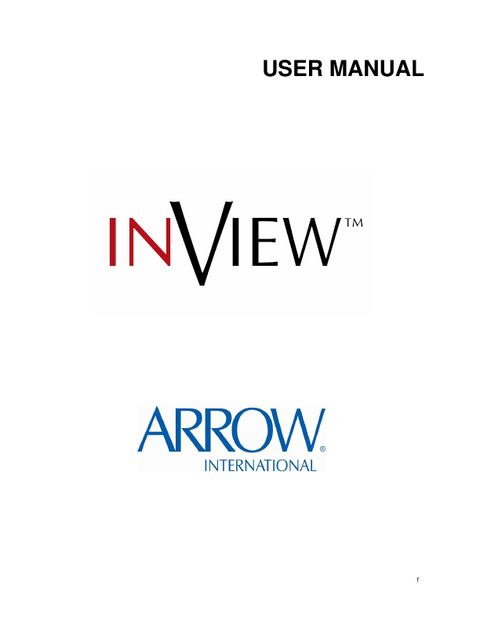 InView Operators Manual PDF download