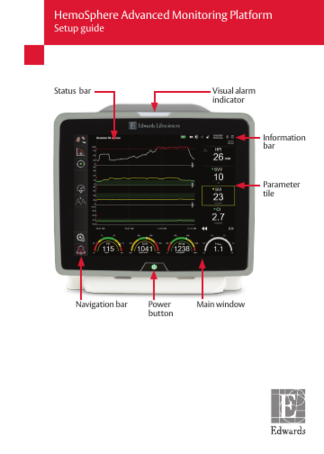 Edwards Lifesciences HemoSphere System - 19 related documents available
