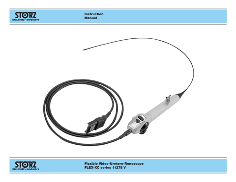 FLEX-XC series Flexible Video-Uretero-Renoscope Instruction Manual PDF ...