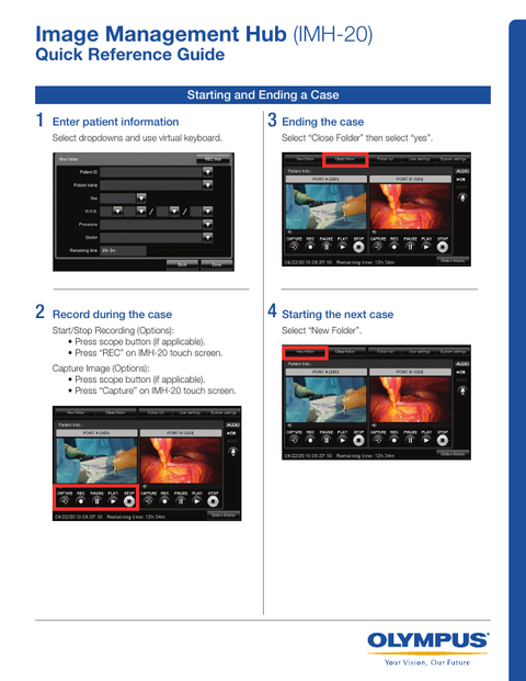 IMH-20 Image Management Hub Quick Reference Guide Feb 2012 PDF download