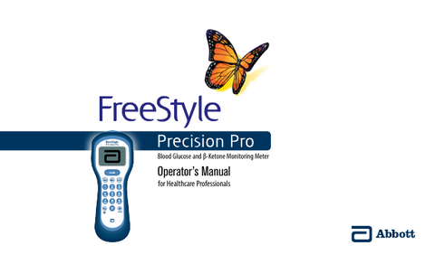 FreeStyle Precision Pro Operators Manual Rev A PDF download