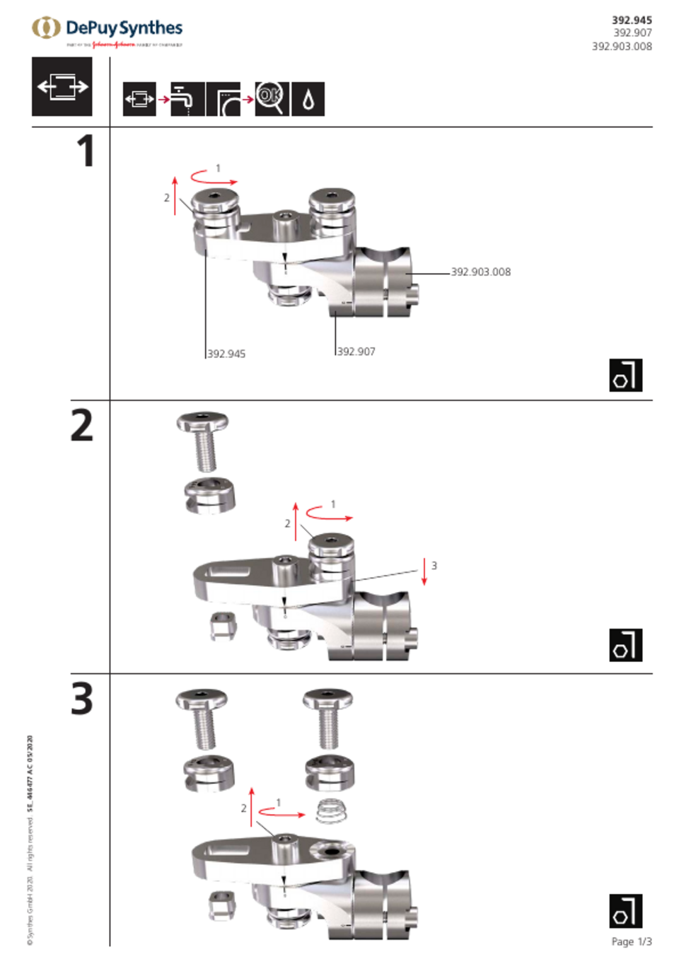 Base Plate for T-Assembly, for MEFiSTO Disassembly Instructions PDF ...