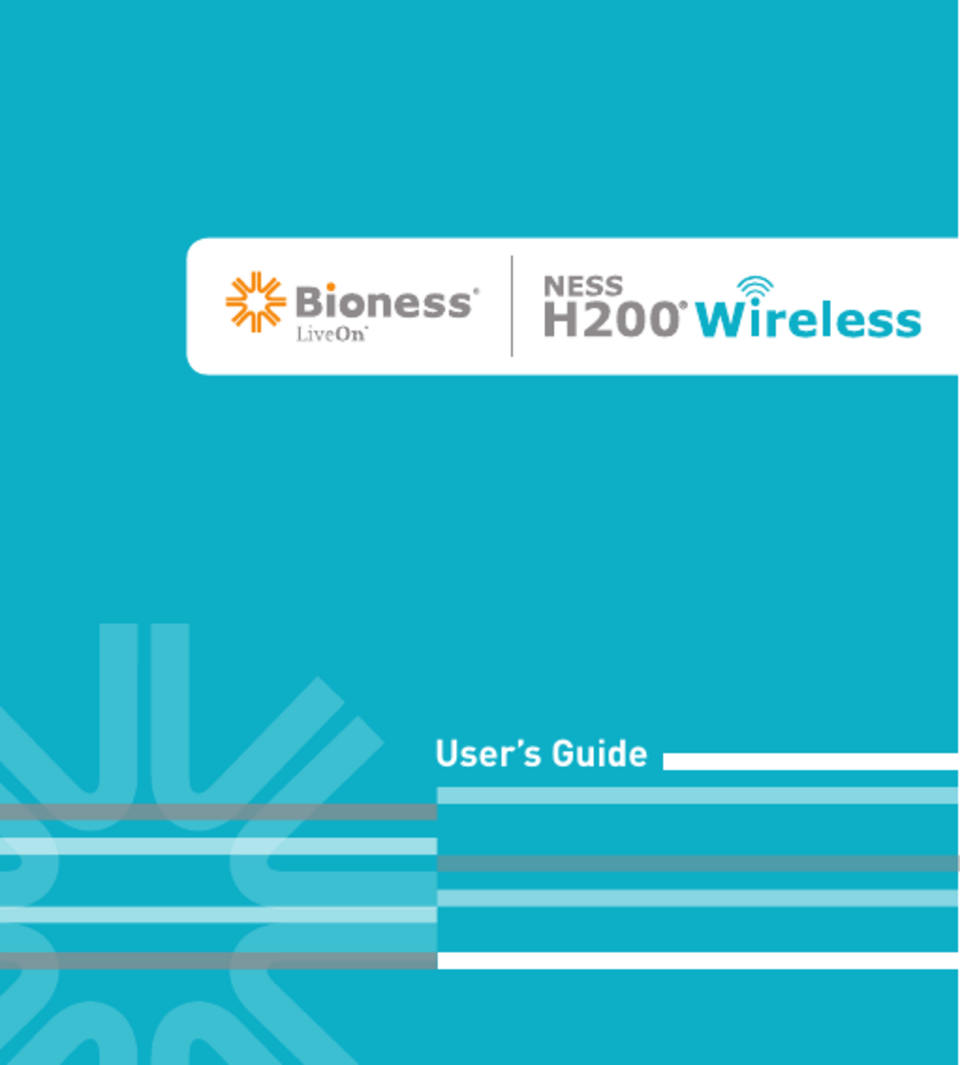 NESS H 200 User Guide Rev B PDF download