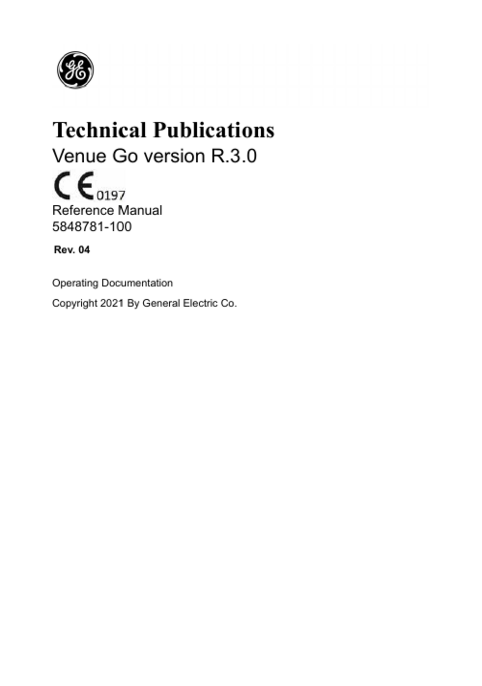 GE Healthcare Venue Series Ultrasound Systems - 19 related documents ...