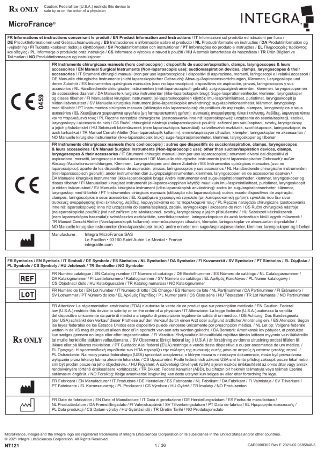 Manual Surgical Instruments Information and Instructions PDF download