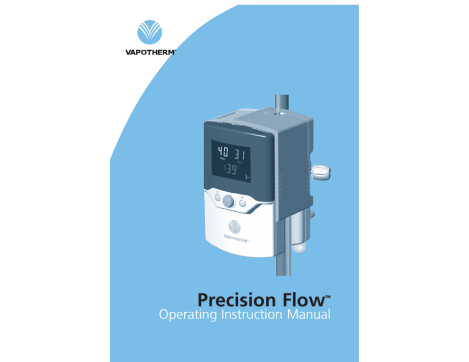 Precision Flow Operating Instruction Manual Rev E PDF download