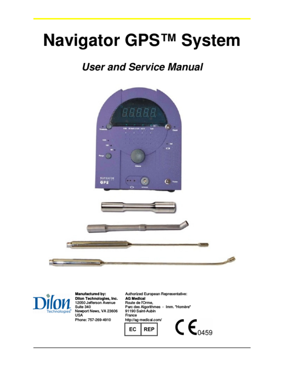 Navigator GPS System User and Service Manual April 2016 PDF download