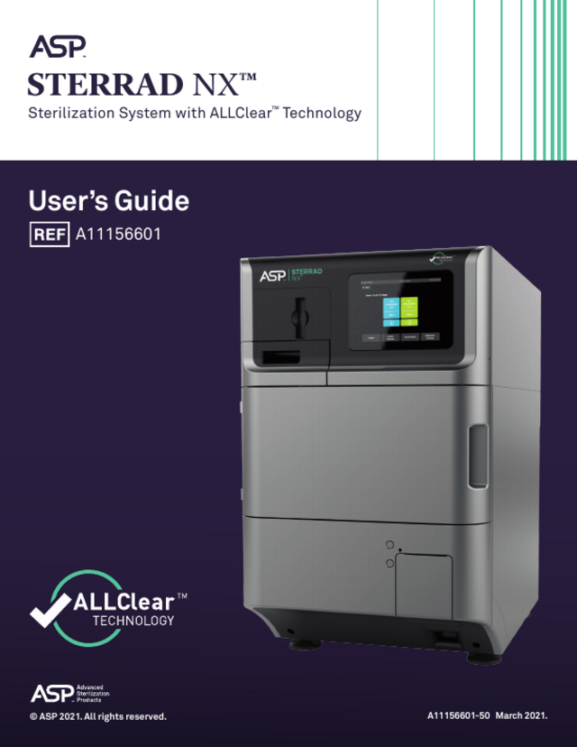 STERRAD 100NX Users Guide PDF download