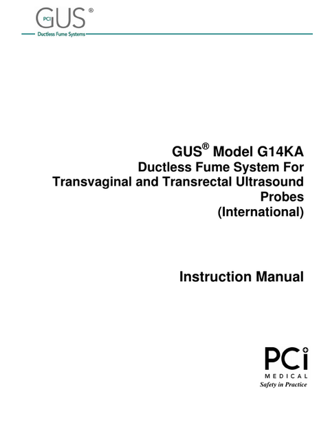 GUS Model G14KA Instruction Manual Sept 2002 PDF download