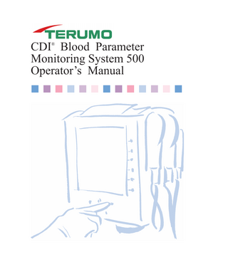 CDI 500 Operators Manual Rev G PDF download