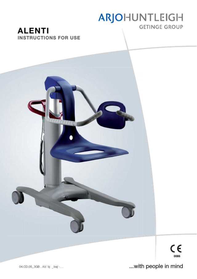 ARJO Huntleigh Healthcare ARJOHUNTLEIGH Patient Hoists and Transport ...