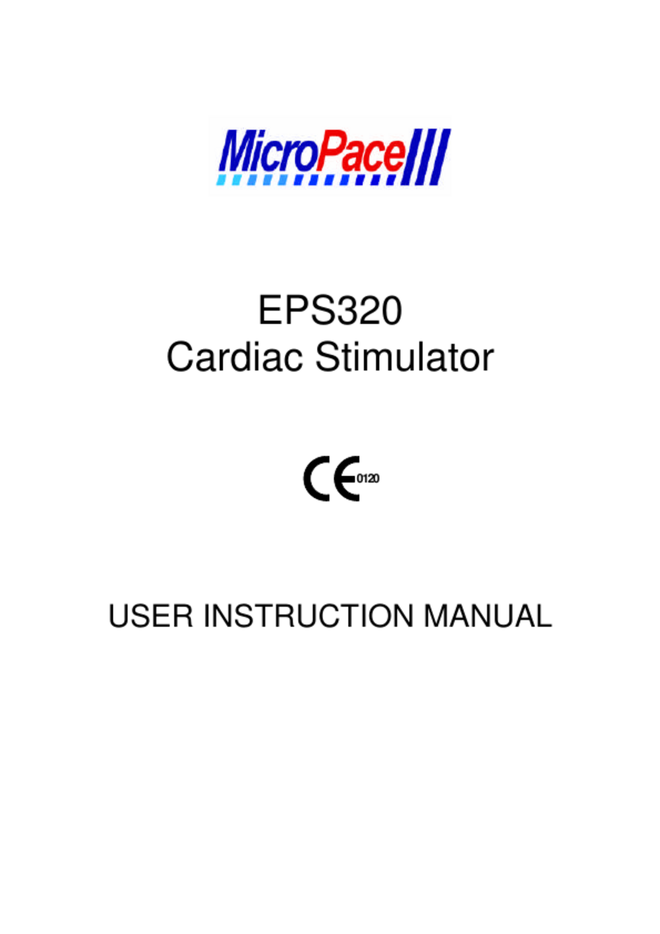 EPS320 Cardiac Stimulator User Instruction Manual sw ver 3.19 PDF download