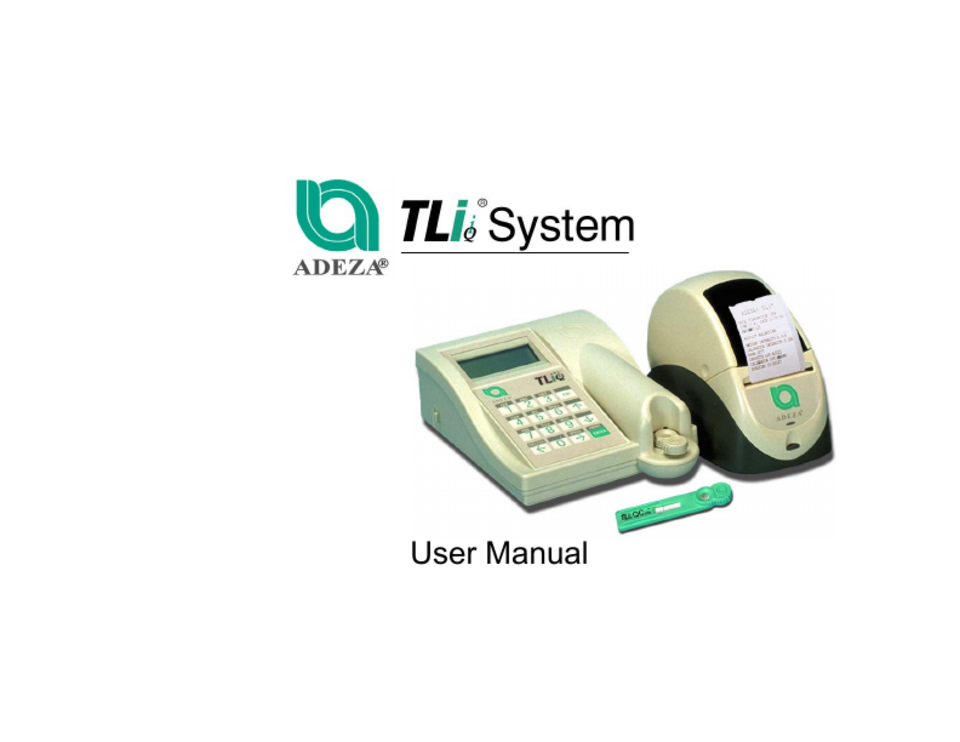 TLi Q System User Manual PDF download