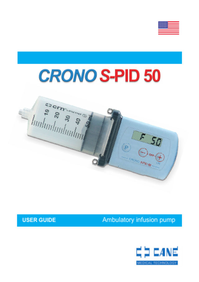 CRONO S-PID 50 User Guide USA July 2009 PDF download