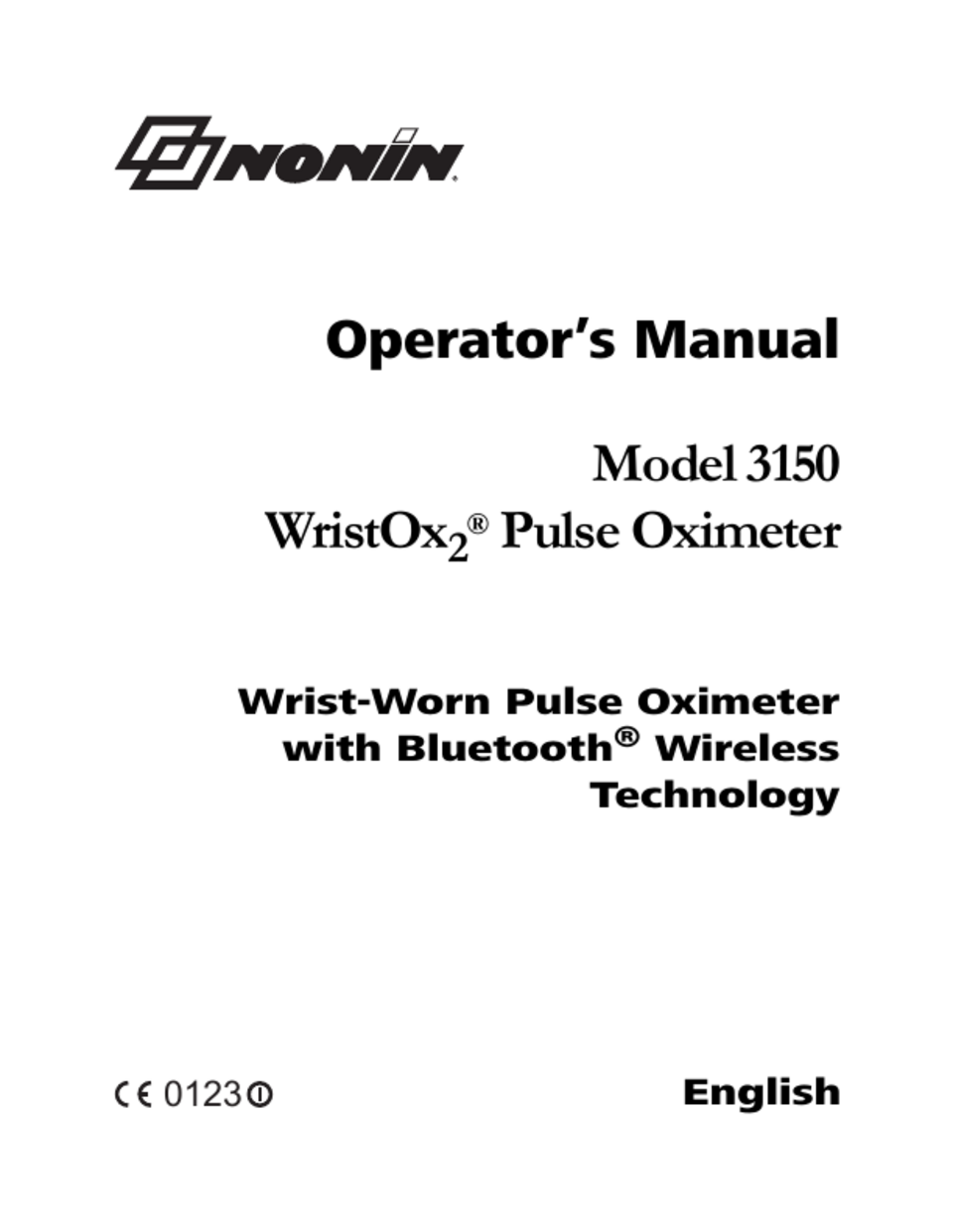 WristOx2 Model 3150 Operators Manual PDF download