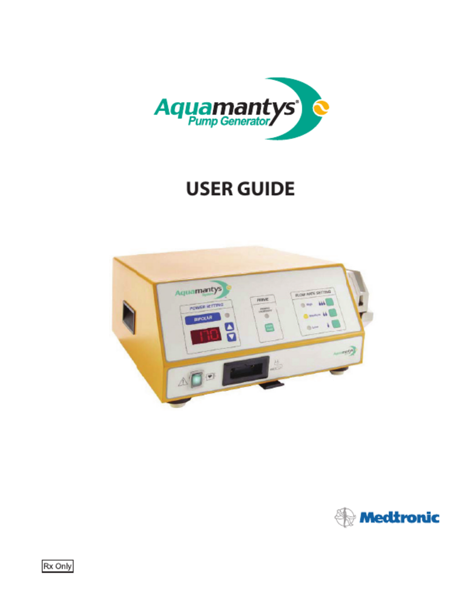 Aquamantys User Guide sw ver 1.11 Rev E PDF download