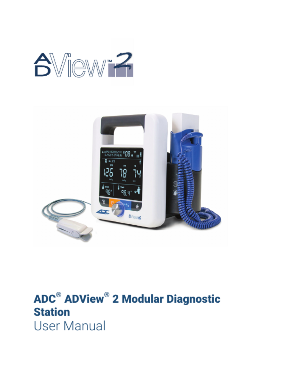 ADC ADView 2 Modular Diagnostic Station User Manual Sept 2016 PDF download