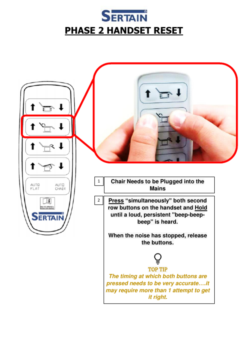PHASE 2 Handset Reset Guide PDF download