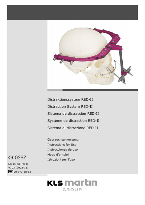Distraction System RED-II Instructions for Use PDF download