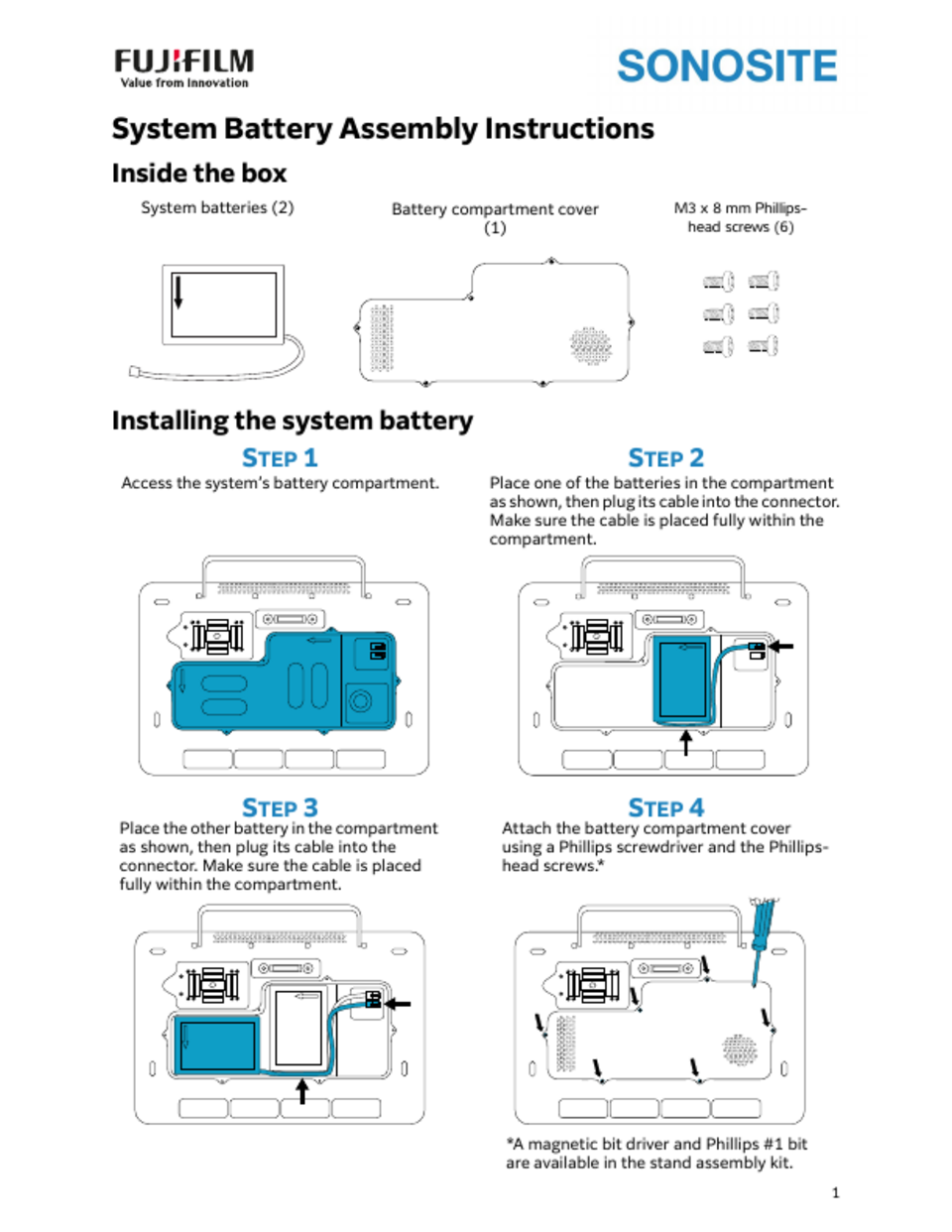 System Battery Assembly Instructions PDF download