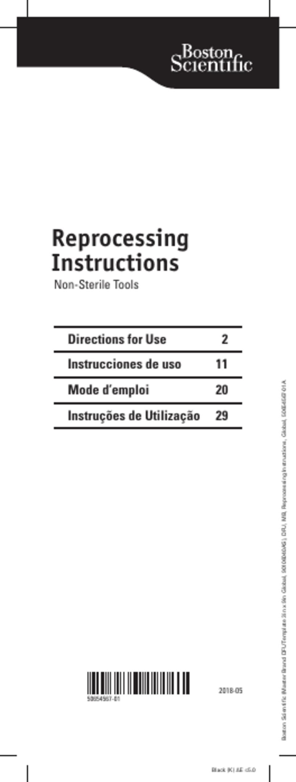 Non-Sterile Tools Reprocessing Instructions PDF download