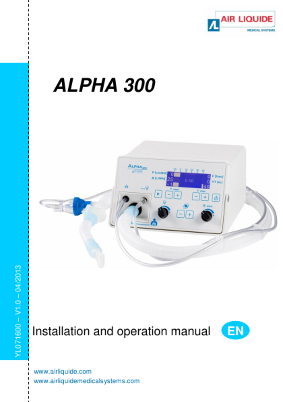 ALPHA 300 Installation and Operation Manual V1.0 PDF download