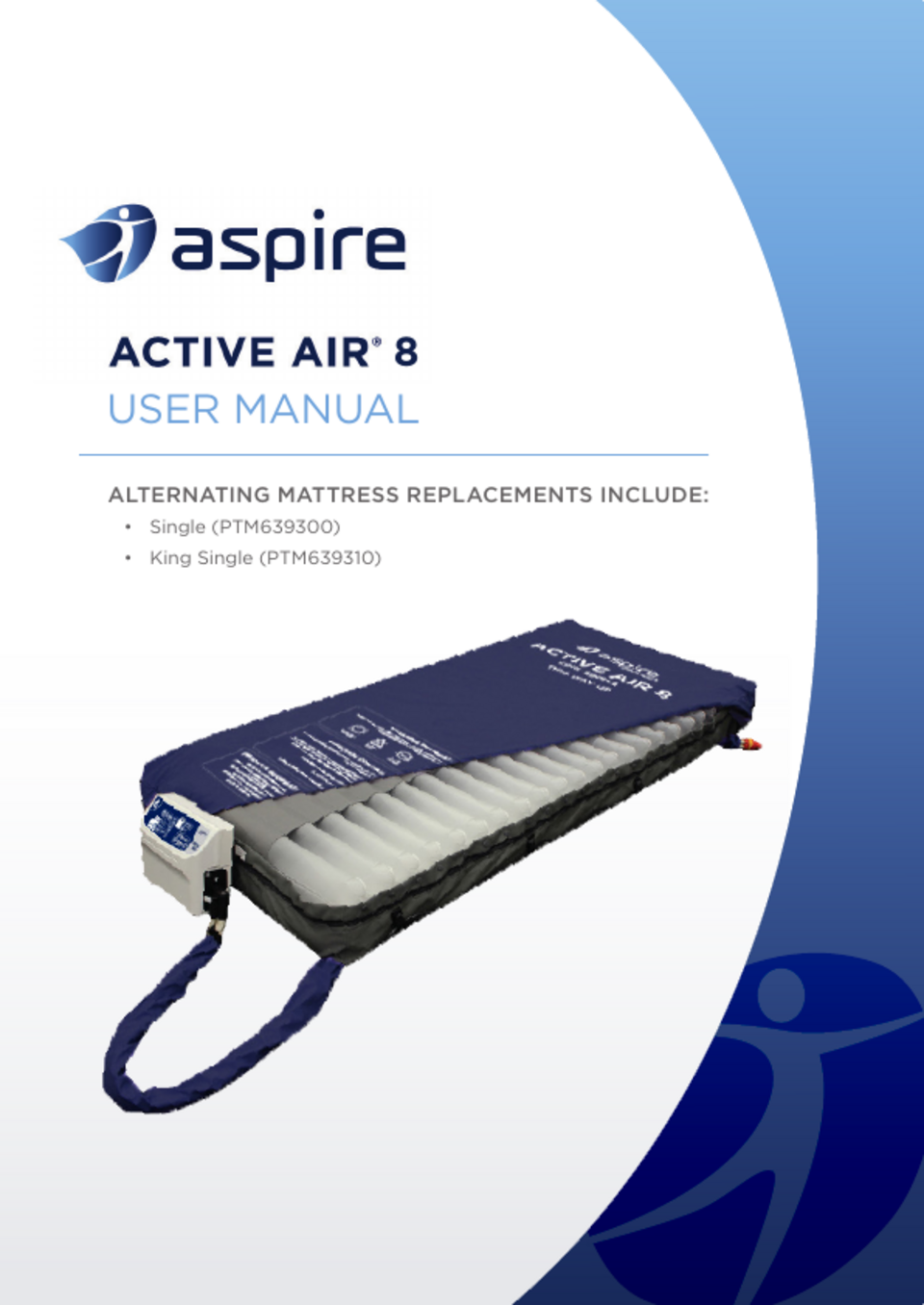 Aspire Active Air 8 Alternating Mattress User Manual PDF download
