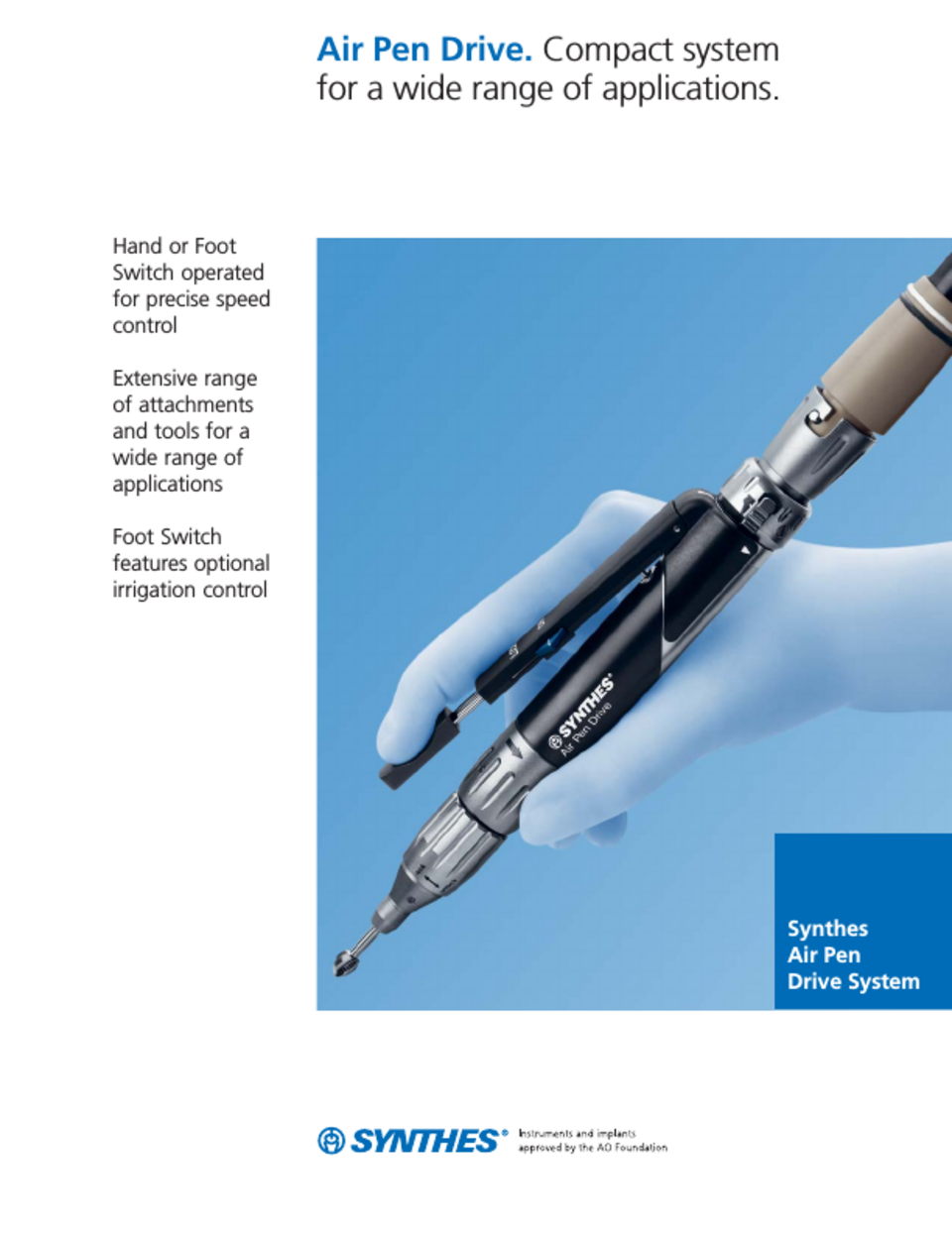 Air Pen Drive 01.001.594 Instructions for Use July 2010 PDF download