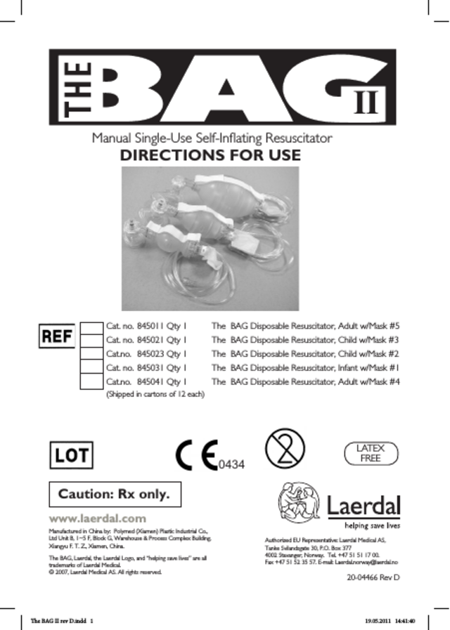 The Bag II Directions for Use Rev D PDF download
