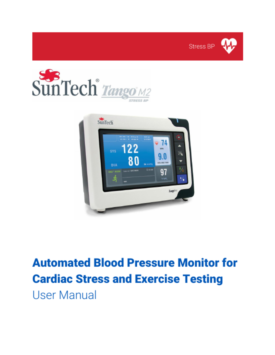 Tango M2 Stress BP Monitor Cardiac and Stress Testing User Manual Rev L ...