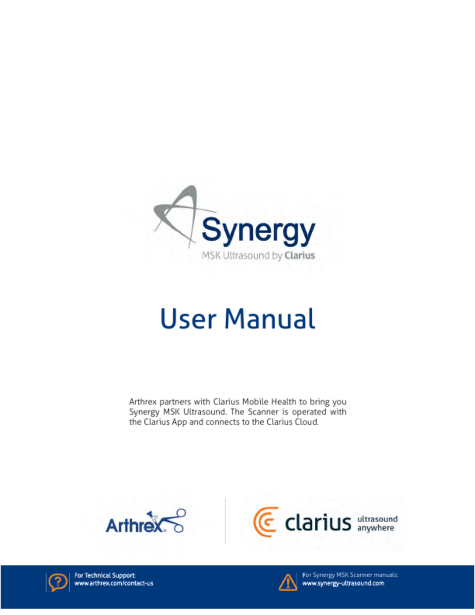Synergy MSK Ultrasound User Manual sw ver 3.1.0 Rev 5 March 2018 PDF ...