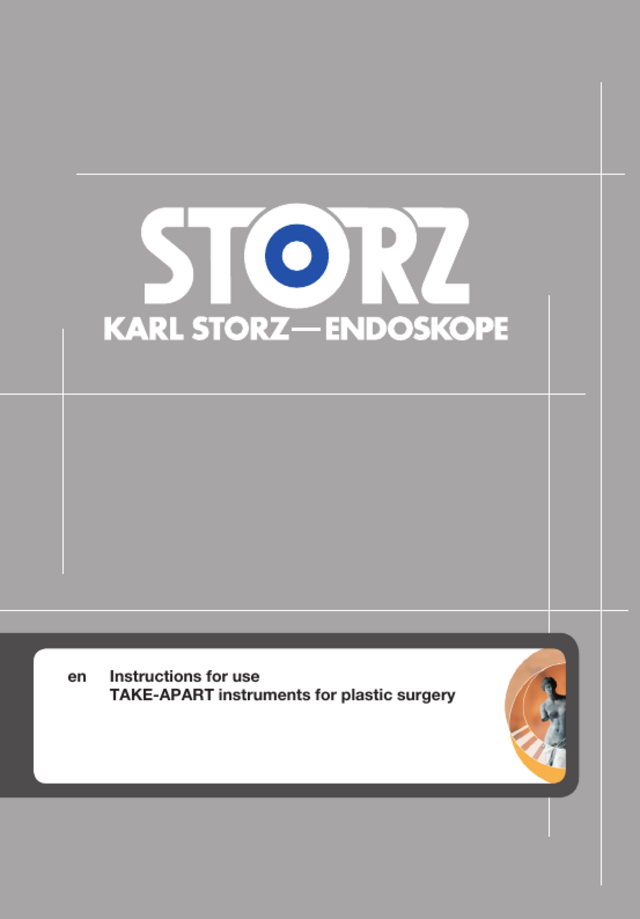 IFU TAKE-APART instruments for plastic surgery Instructions For Use PDF ...