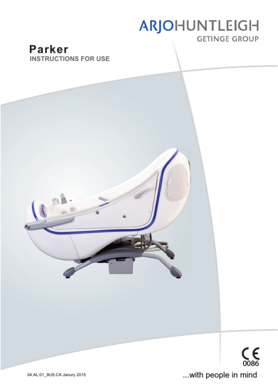 ARJOHUNTLEIGH Parker Instructions for Use Jan 2015 PDF download