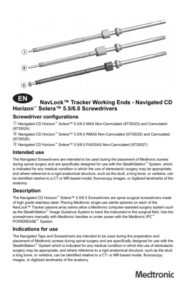 NavLock Tracker Working Ends - Navigated CD Horizon Solera 5.5/6.0 ...
