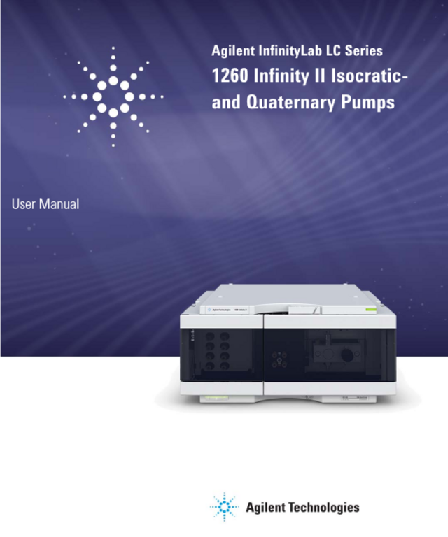 1260 Infinity II Isocratic and Quaternary Pumps User Manual Rev C Aug ...