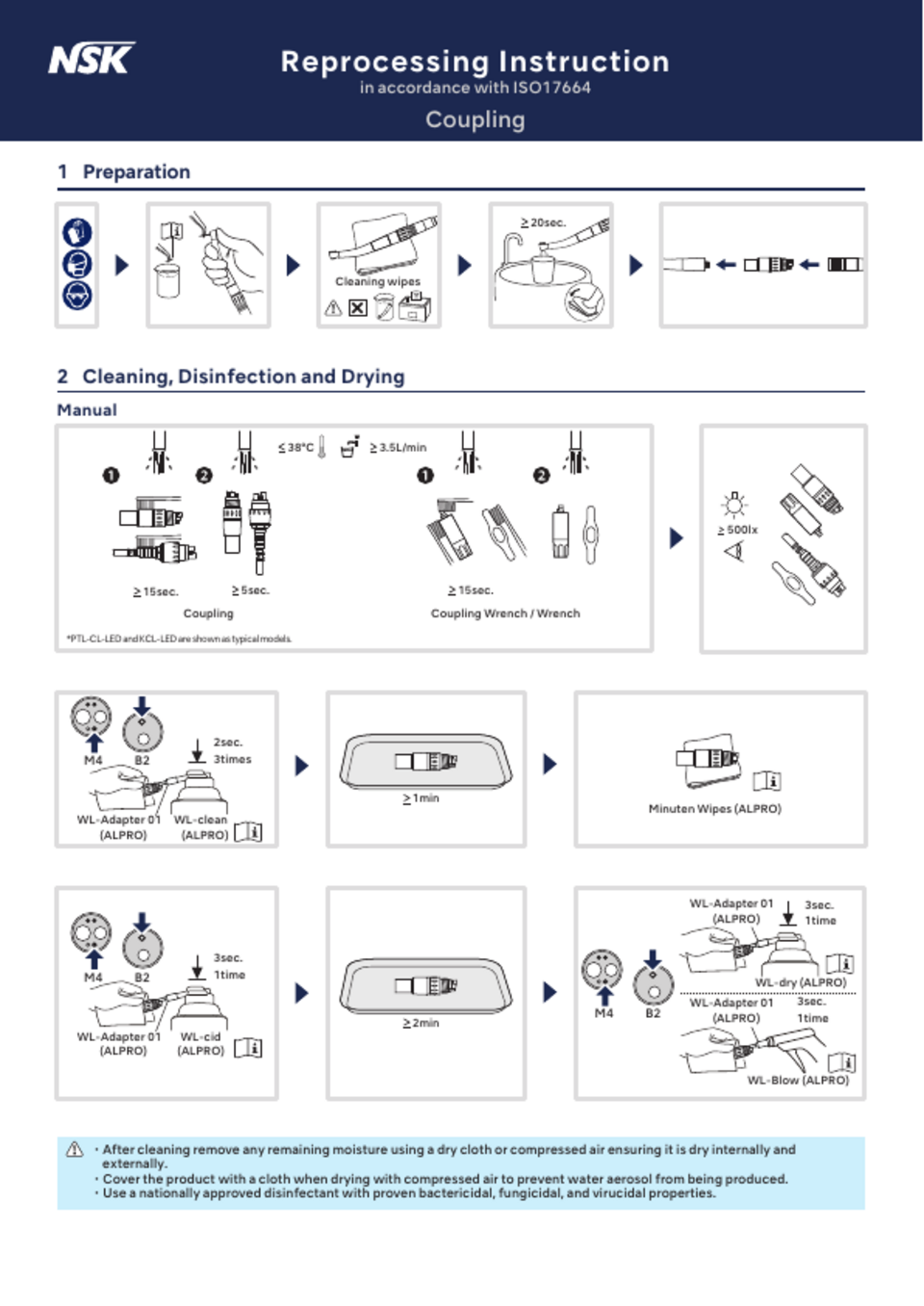 Coupling Reprocessing Instructions PDF download