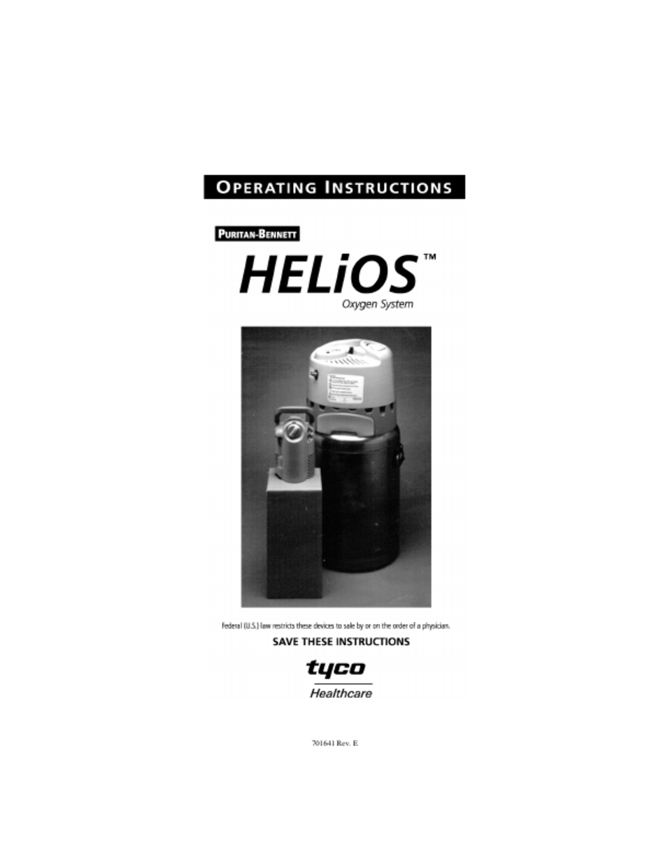 HELiOS Operating Instructions Rev E PDF download