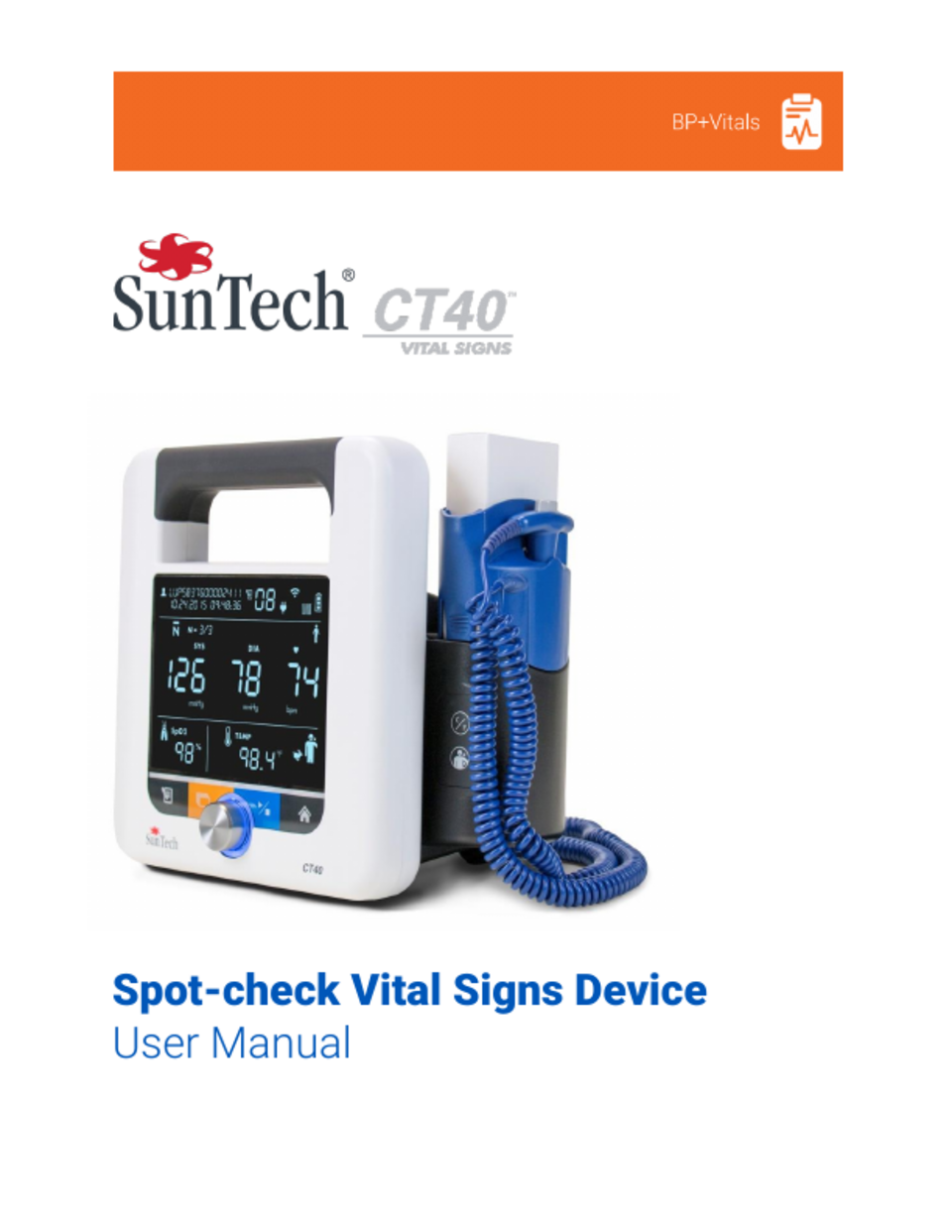 CT40 Spot-check Vital Signs Device User Manual Rev F Oct 2017 PDF download