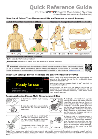 SDMS Quick Reference Guide Sw ver-V08.00 PDF download