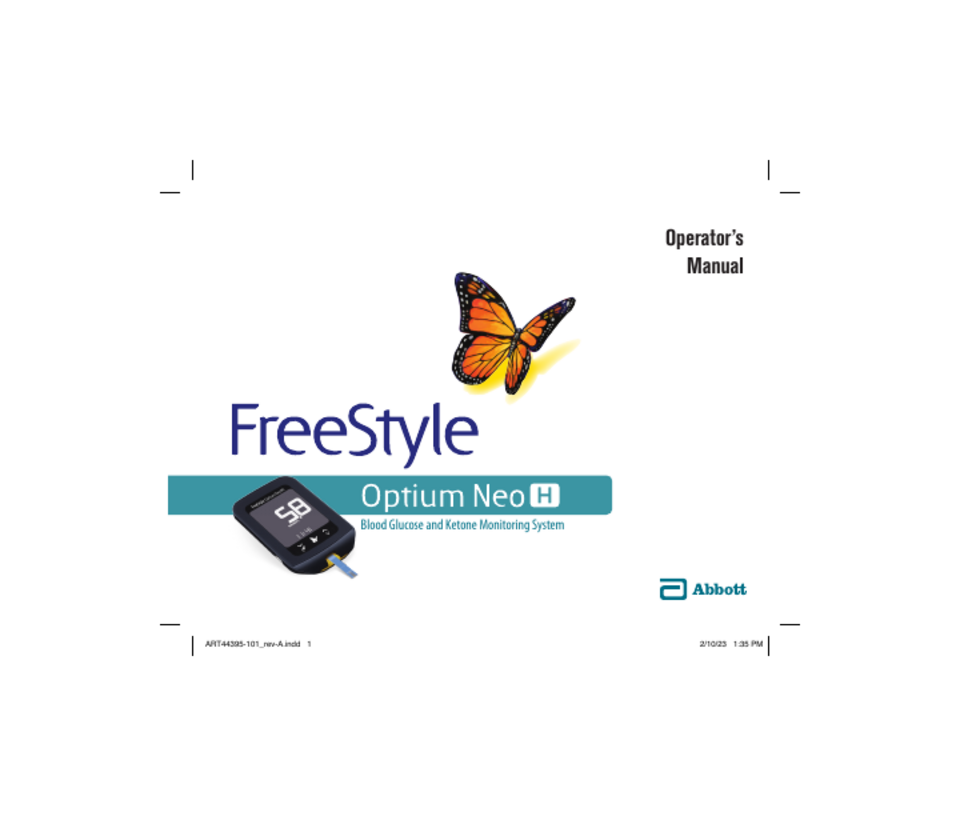 FreeStyle Optium Neo H Operators Manual Rev A PDF download
