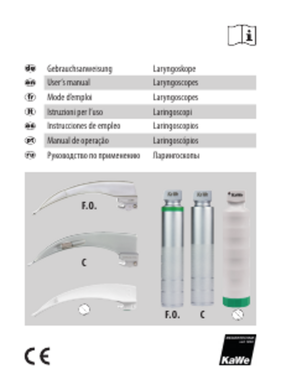 Laryngoscope series Users Manual PDF download