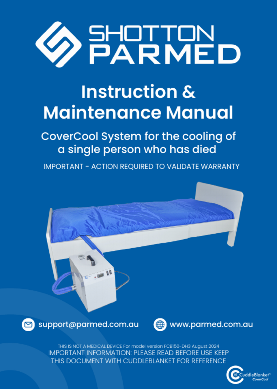 CoverCool Instruction & Maintenance Manual PDF download