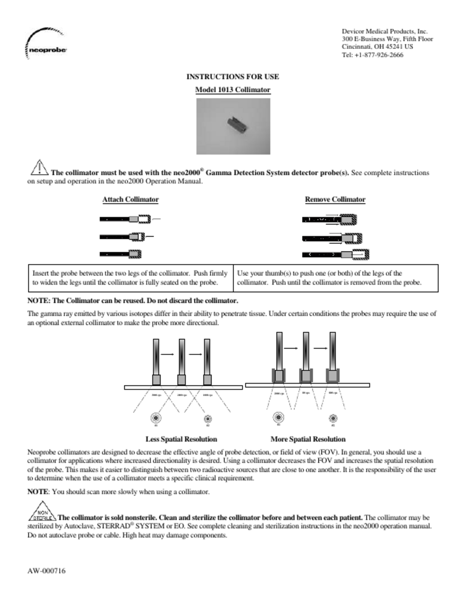 Neoprobe Corporation neoprobe System - 14 related documents available