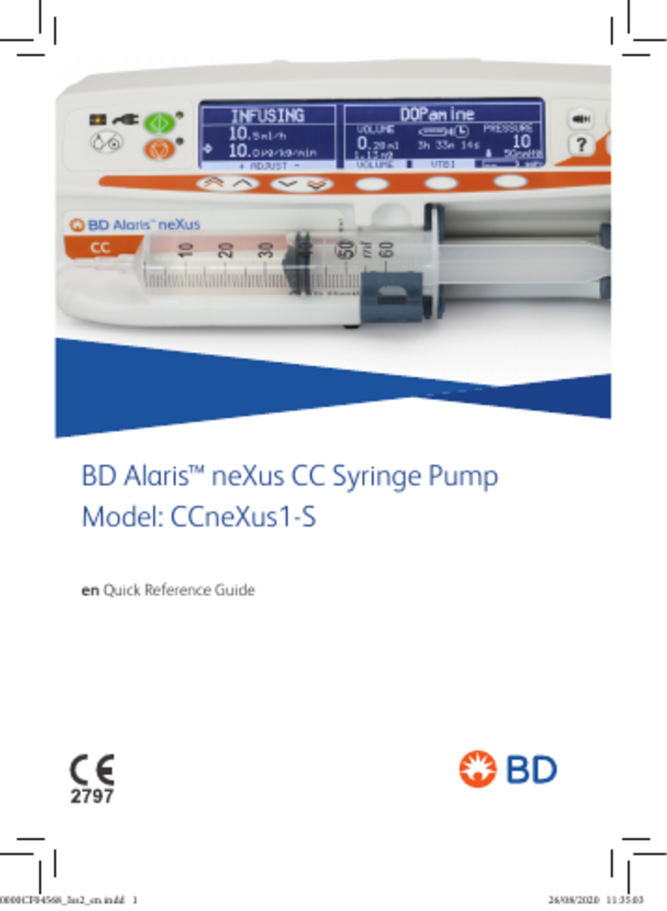 neXus CC Quick Reference Guide Issue 2 PDF download