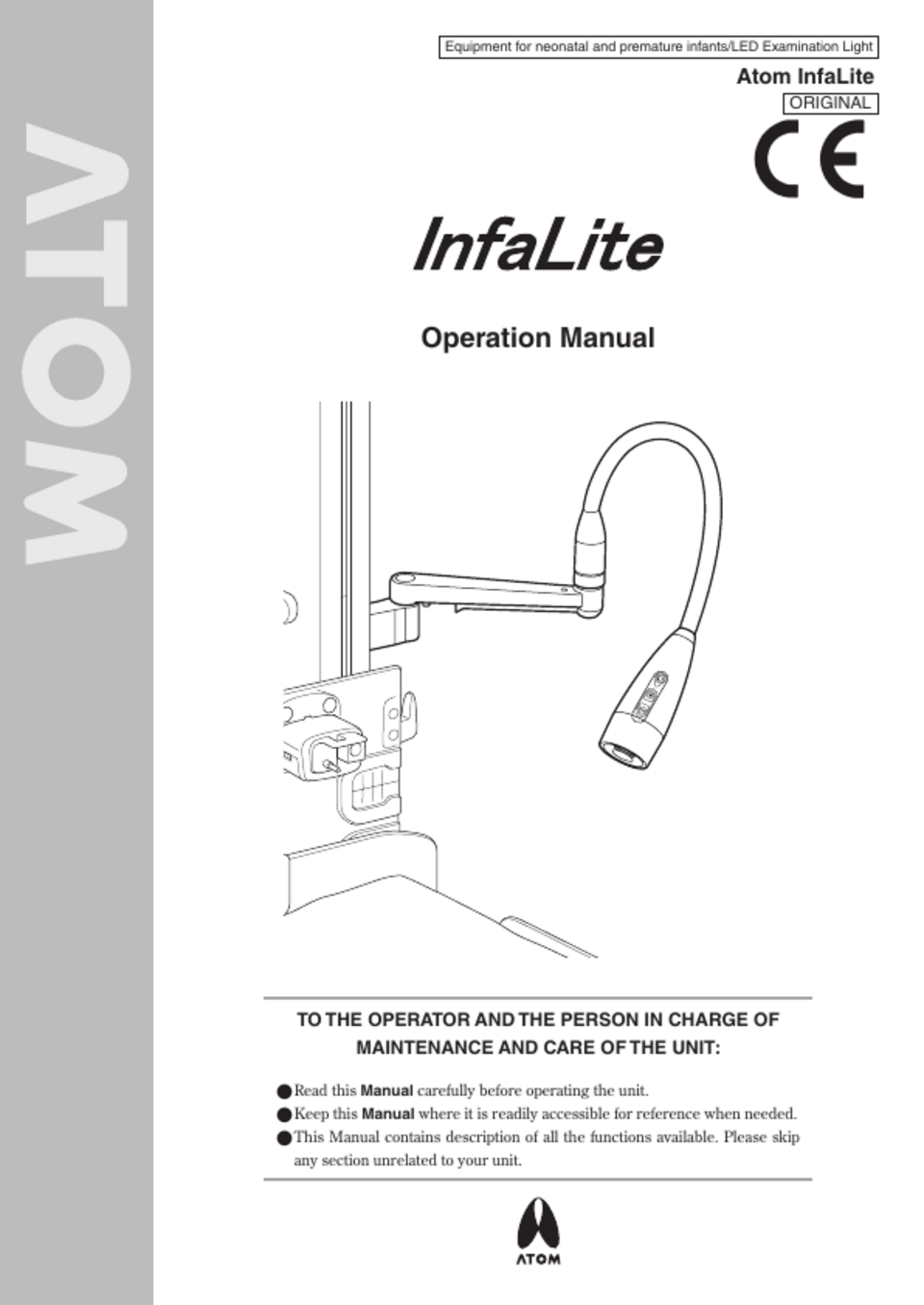 InfaLite Operation Manual PDF download