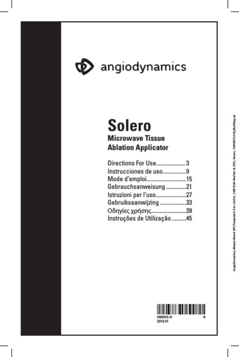 Solero Directions for Use Rev B Jan 2019 PDF download