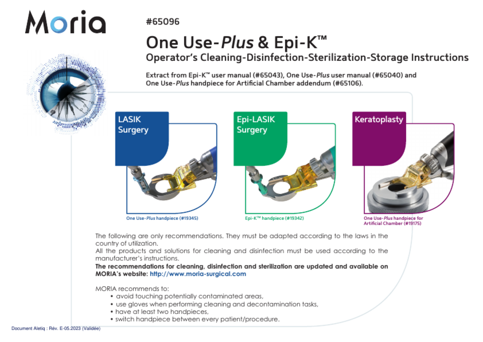 One Use-Plus & Epi-K Operators Cleaning , Disinfection , Sterilization ...