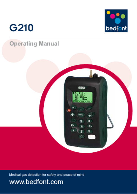 G210 Operating Manual Issue 2 Jan 2012 PDF download