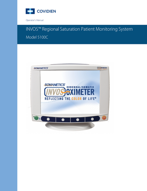 INVOS Model 5100C Operators Manual Rev C PDF download