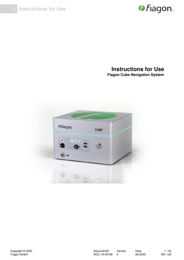 Cube Navigation System Instructions for Use Ver 2 Aug 2020 PDF download